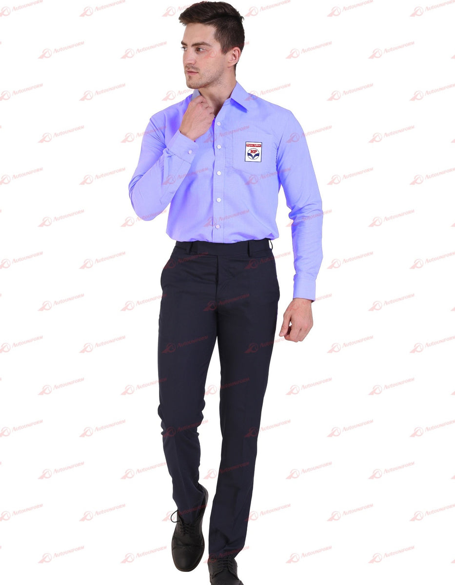 HPCL Manager Uniform Set (Shirt + Pant) for Petrol Pump – Autouniform.com